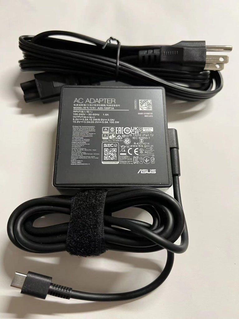 New Original Asus 100W Type-C Cord/Charger ROG Flow X13 GV301QH-DS96 A ...