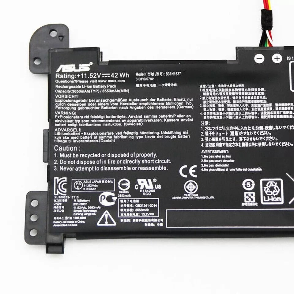 New Battery for ASUS VivoBook 15 X515EA X515EP X515F X515FA X515J X515 ...