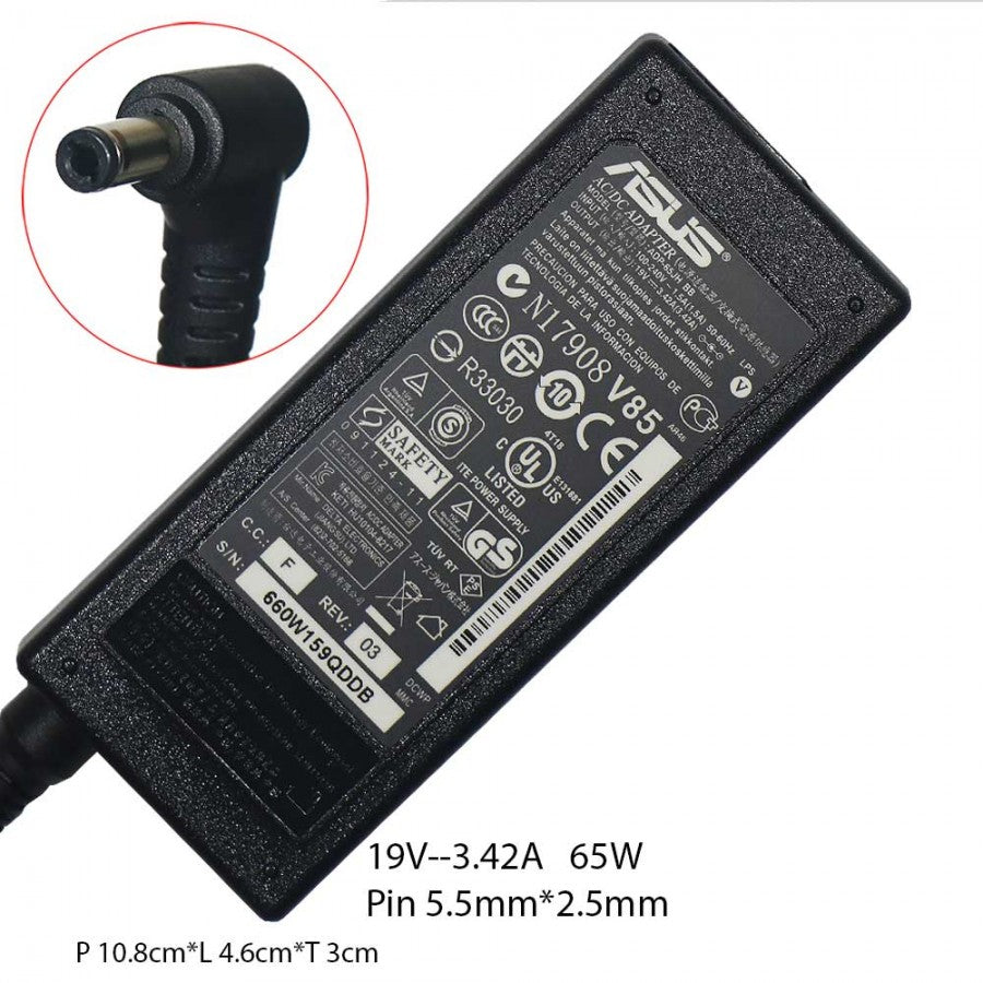 Genuine 19V 65W AC Adapter New Asus VivoBook V500 V500CA V550C V551 V5 ...